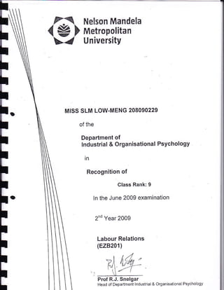 Labour Relations | PDF
