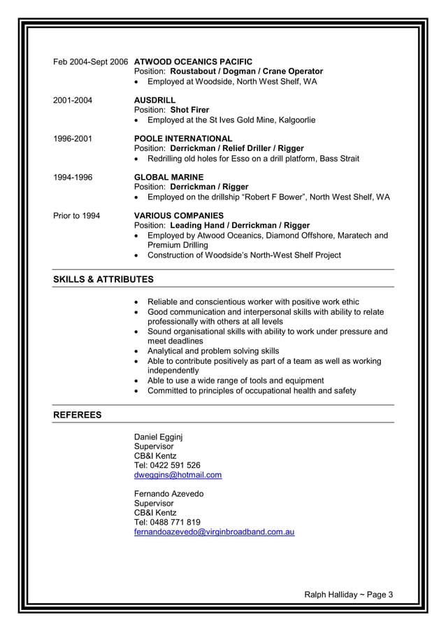 documents 2015 RESUME | PDF