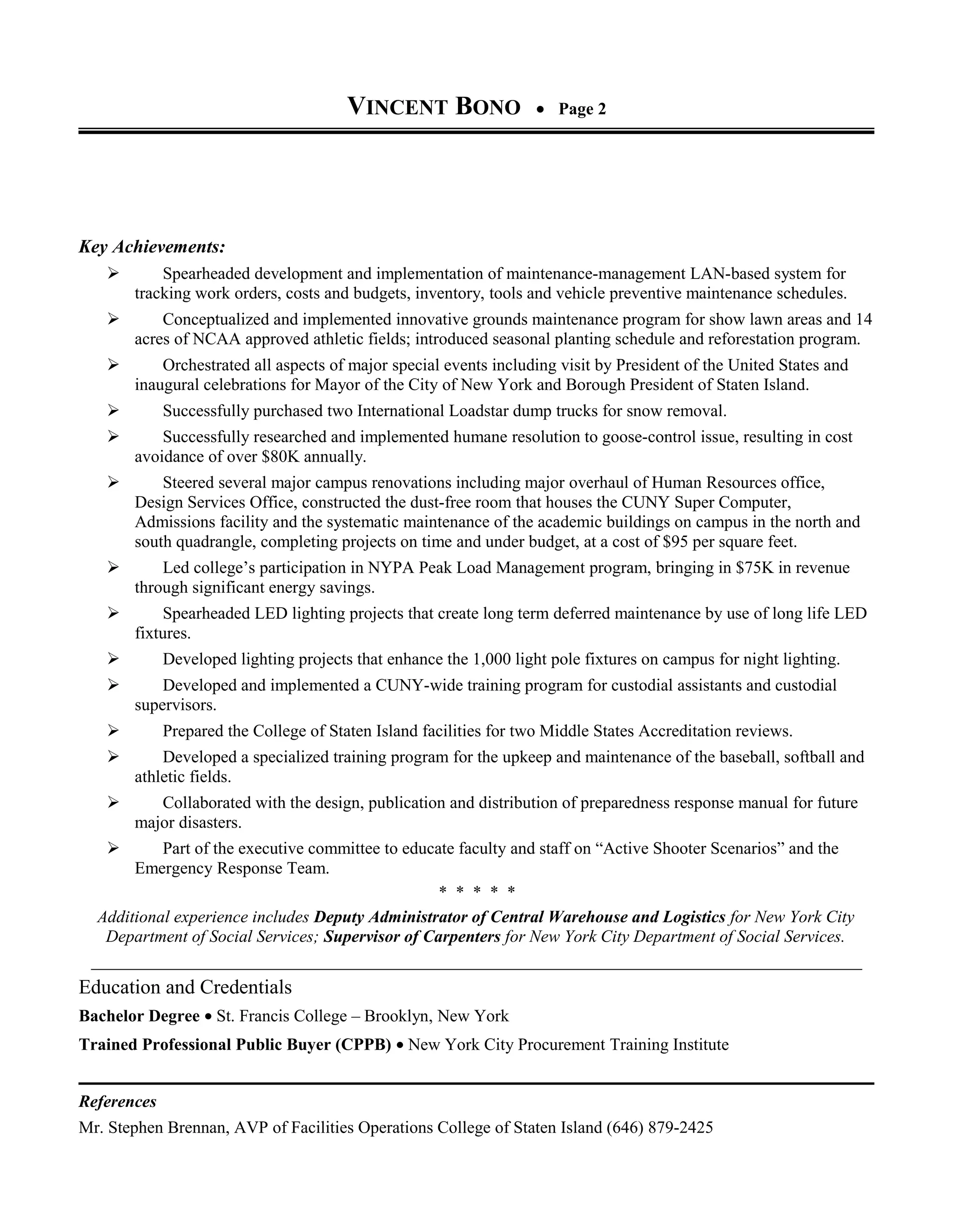 Vincent Bono_Resume.mod 11-03-16 | DOC