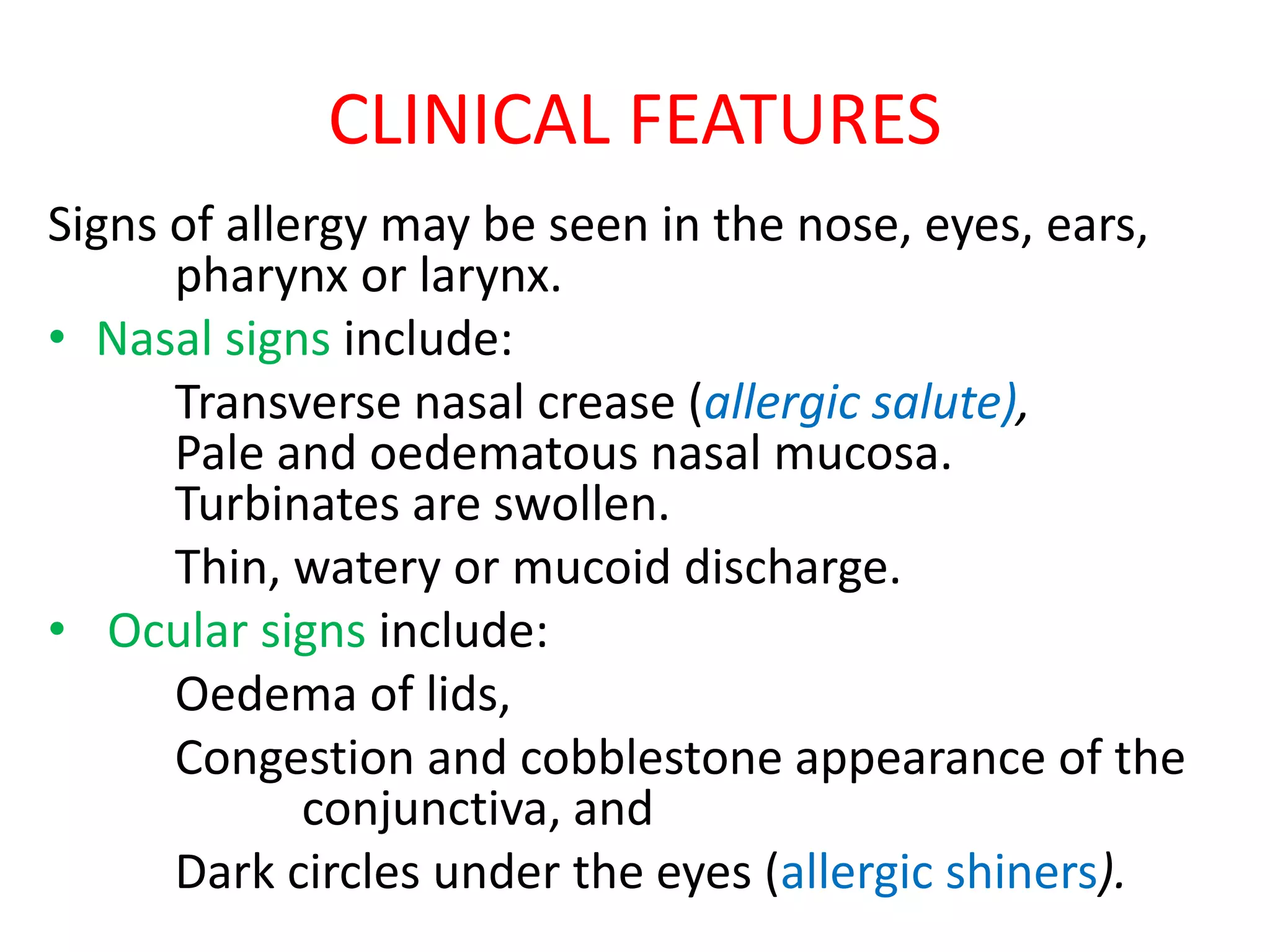 Allergic Rhinitis | PPTX