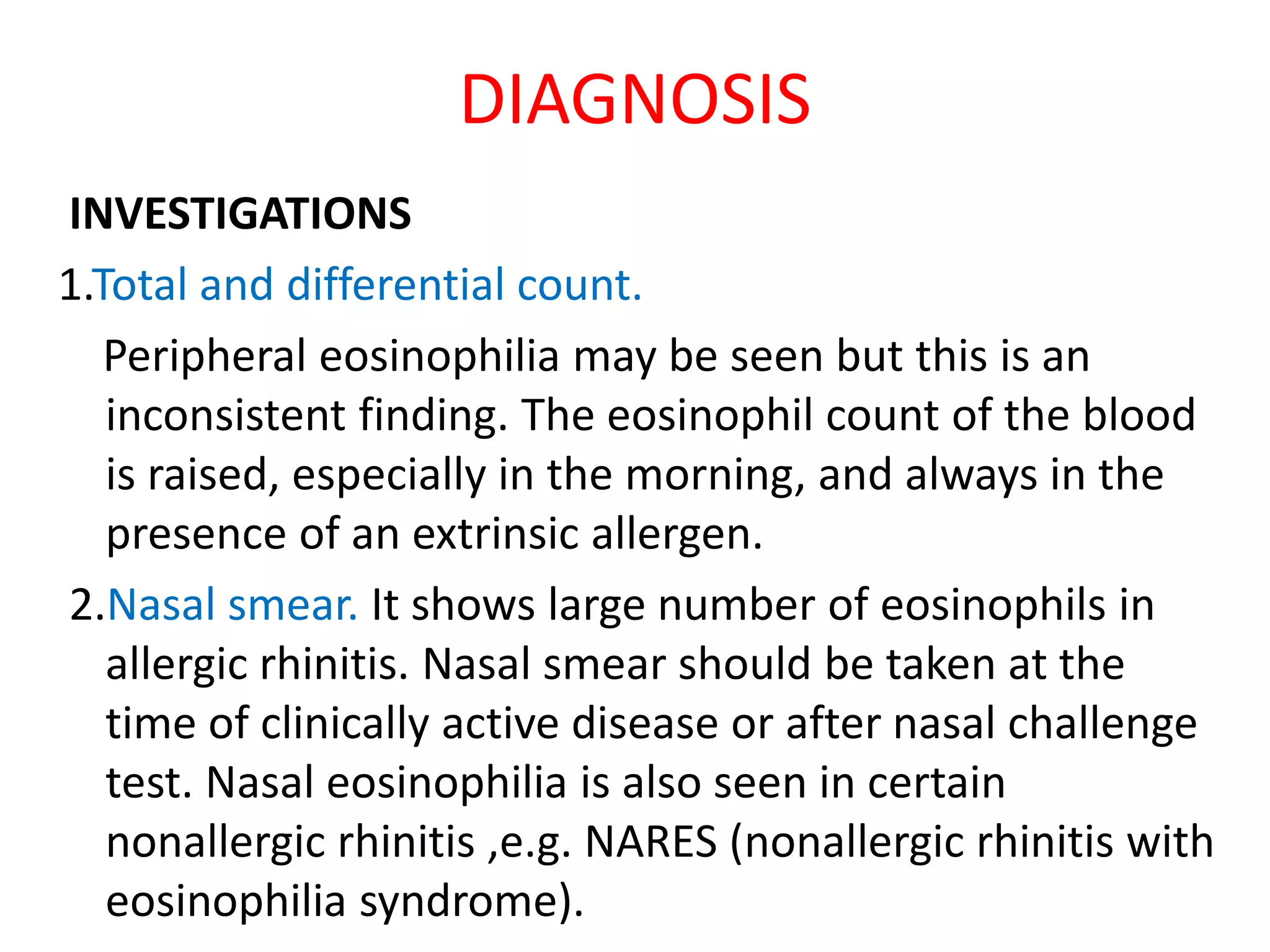 Allergic Rhinitis | PPTX