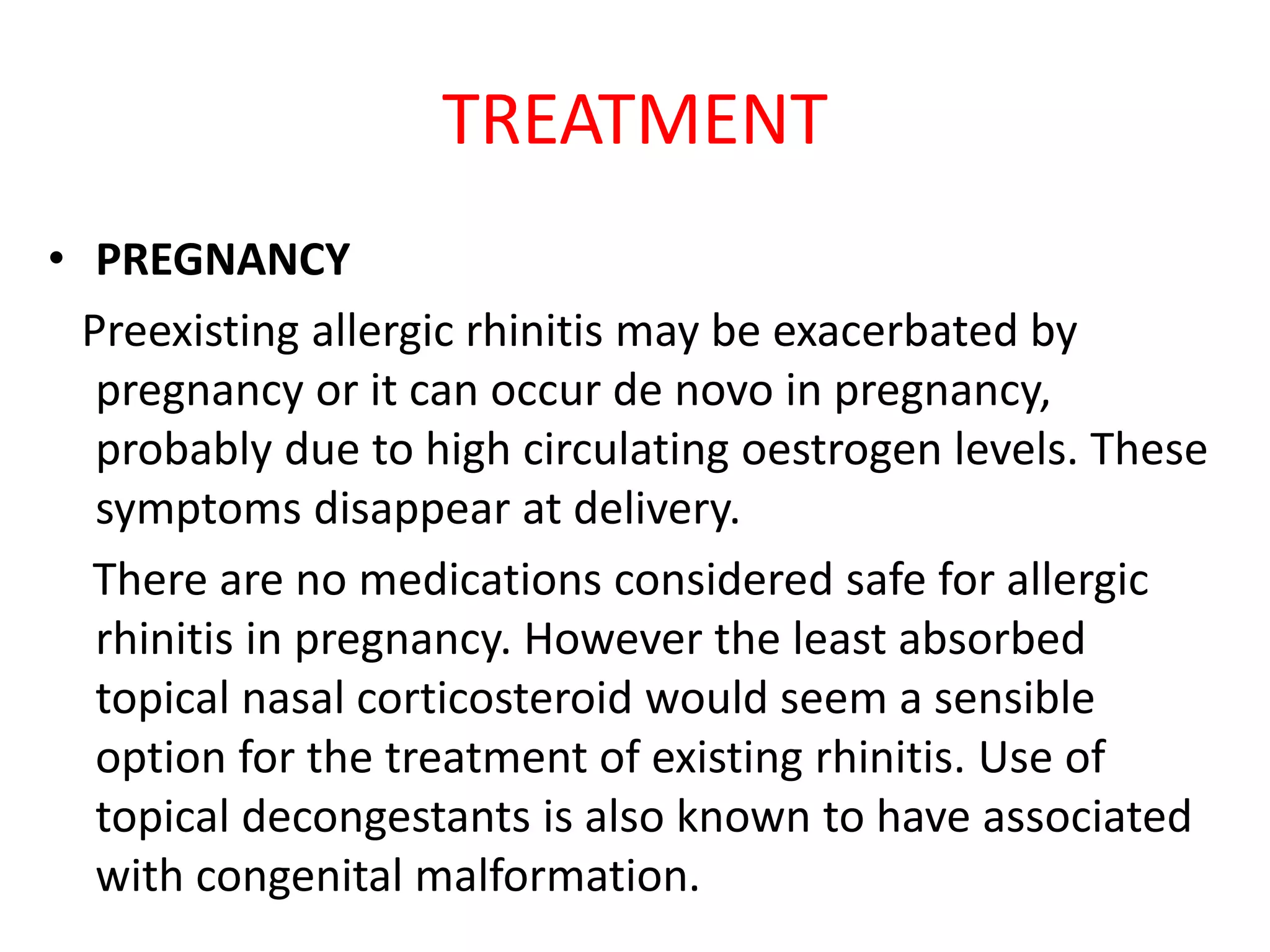 Allergic Rhinitis | PPTX