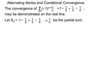26 alternating series and conditional convergence x | PPTX