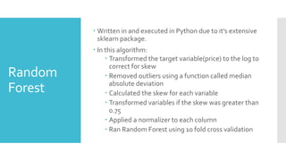 House Sale Price Prediction | PPTX | Houses | Real Estate