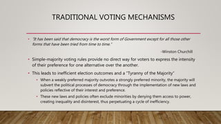 Constrained Quadratic Voting | PPTX