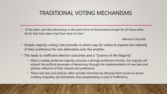 Constrained Quadratic Voting | PPTX