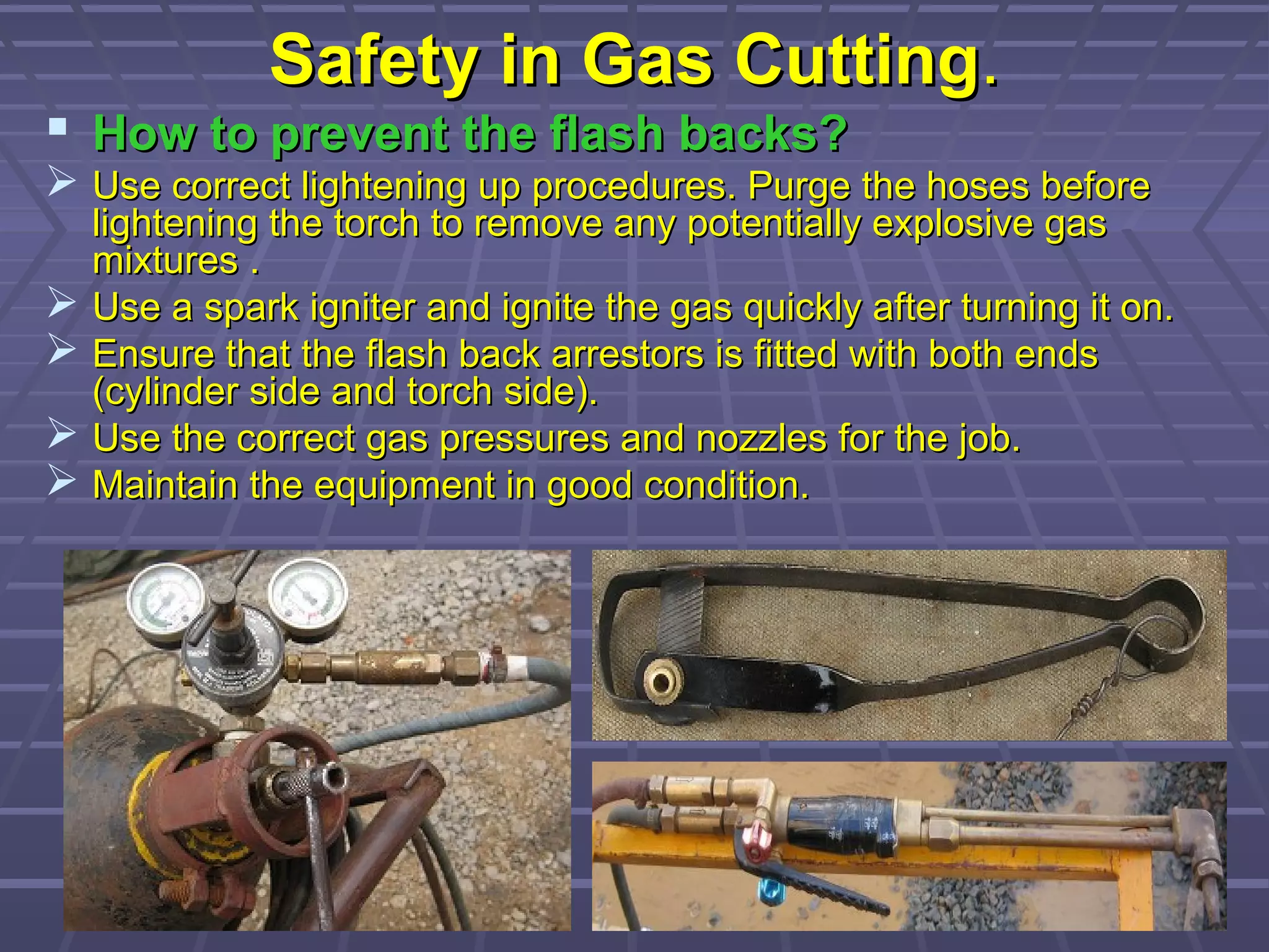 Safety In Gas Cutting. | PPT