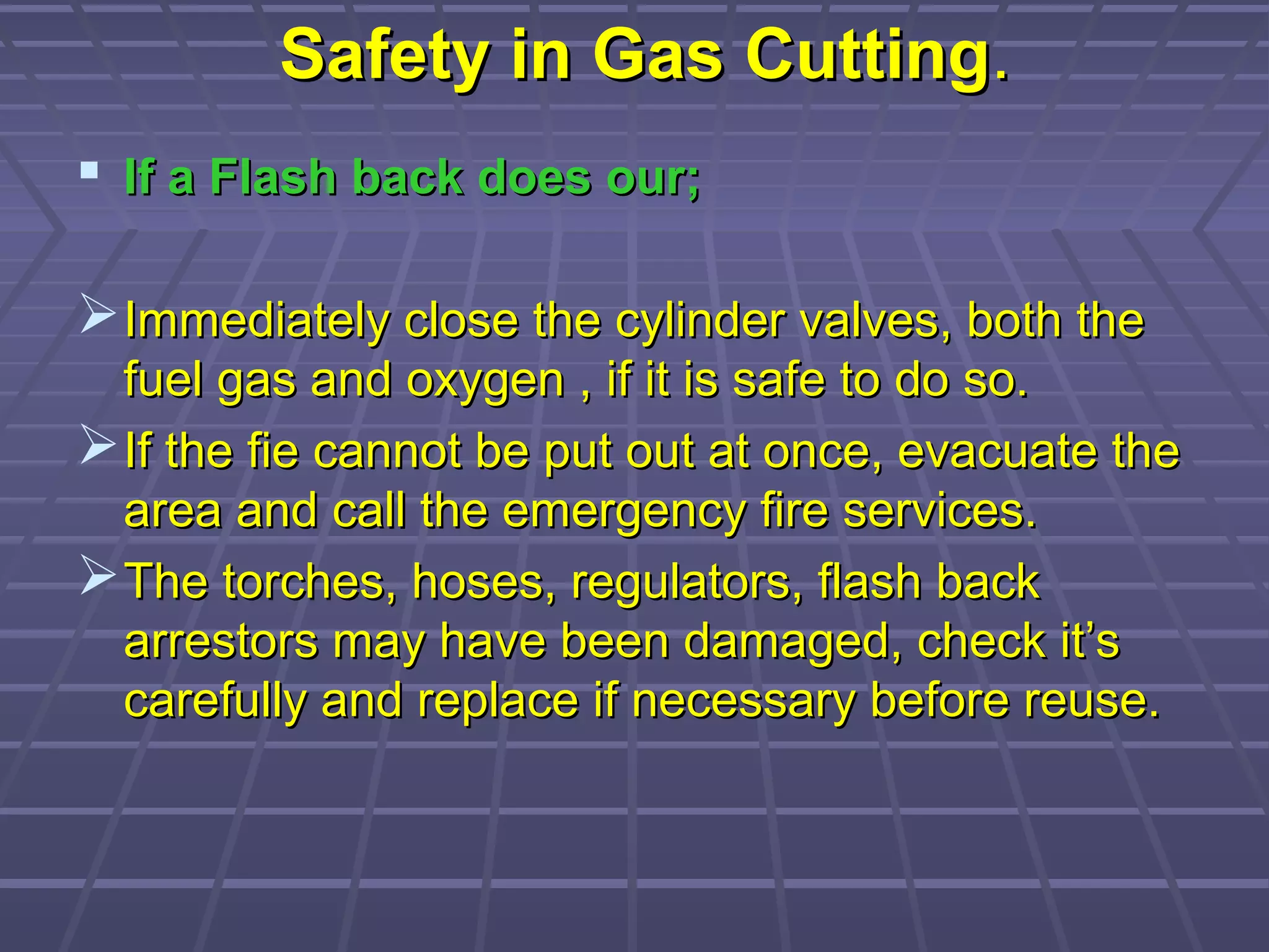 Safety In Gas Cutting. | PPT