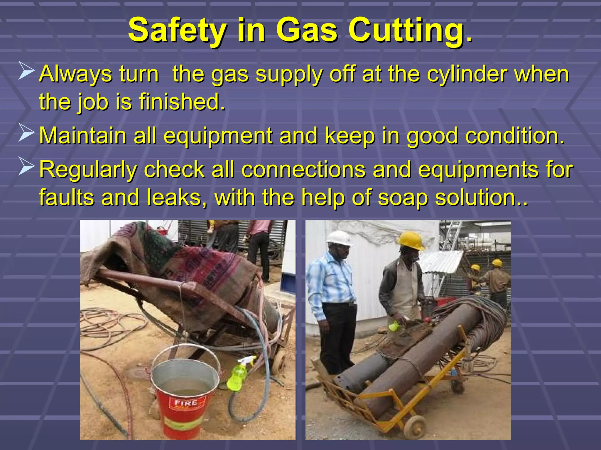 Safety In Gas Cutting. | PPT