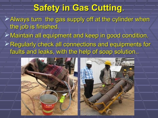 Safety In Gas Cutting. | PPT | First Aid | Injuries