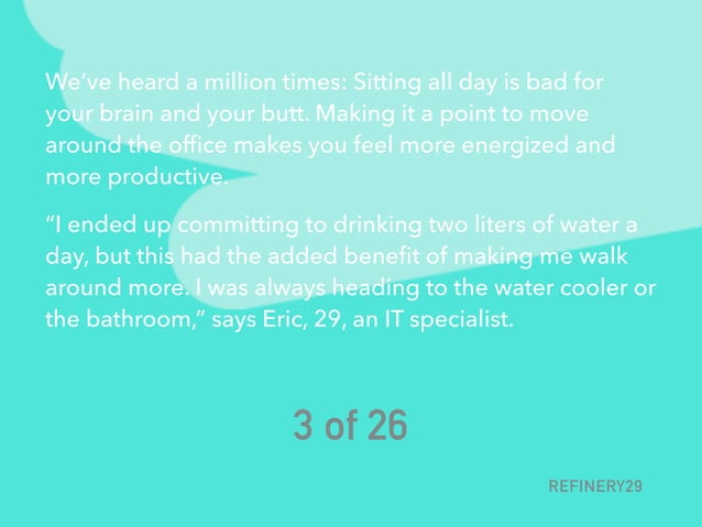 26 Bad Workplace Habits to Kick in 2016 by Anna Refinery29 | PPT