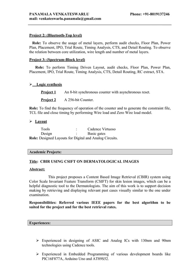 resume | DOC | Computing | Technology & Computing