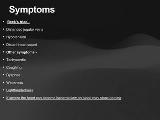 Cardiac temponade | PPTX