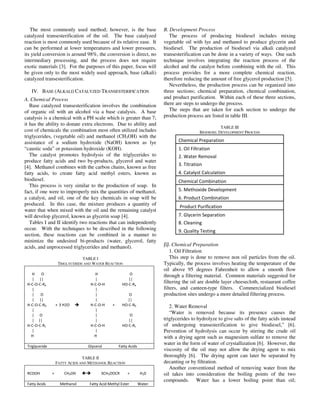 Biodiesel Production via Base Catalyzed Transesterification | PDF