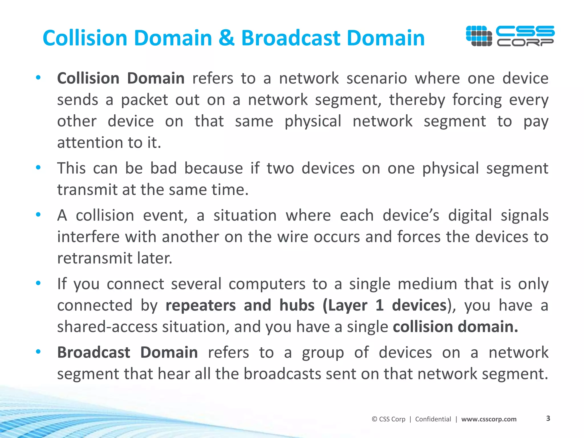 26 Collision & Broadcast Domain.pptx | Web Hosting | Internet