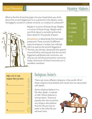 Ancient Egypt for Students | PDF
