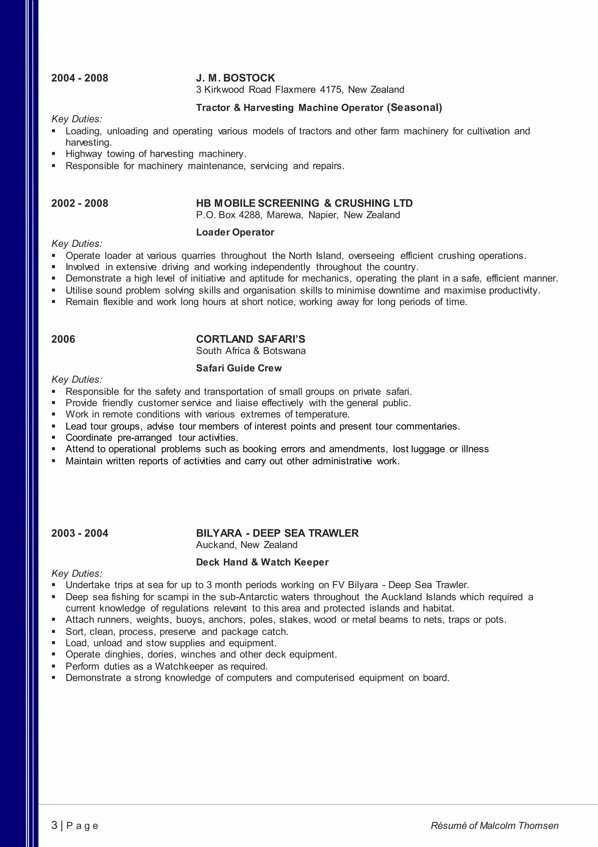 Thomsen, Malcolm RESUME 2015 | DOCX