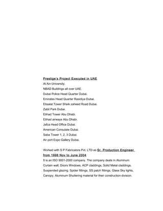 Sanjiv resume 27082015 steel | PDF