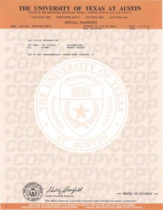 Kasting_G_TranscriptUT | PDF