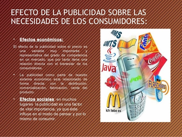 Efectos de la publicidad en la sociedad y el individuo.