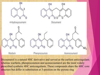Dicoumarol THE MOST COMMONLY USED DRUG | PPTX
