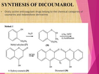 Dicoumarol THE MOST COMMONLY USED DRUG | PPTX