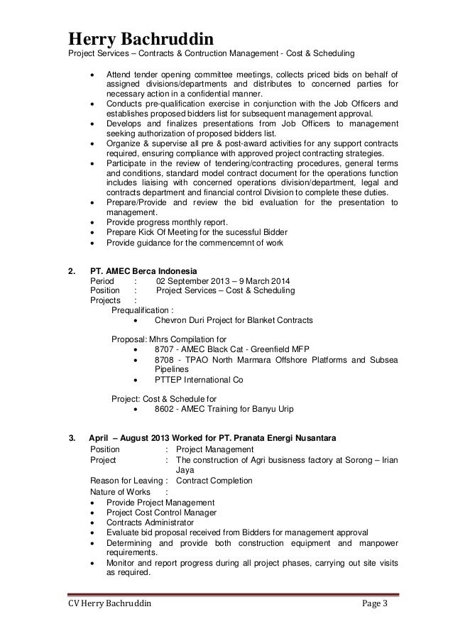 CV Herry Bachruddin - 07 February 2015