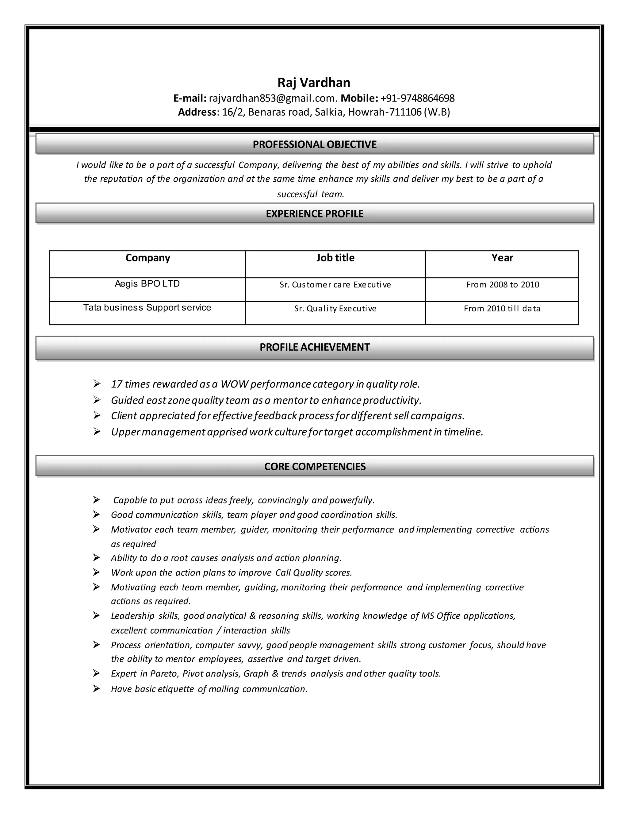 Raj_Resume | PDF