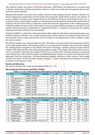 Evaluating Water Quality in the Oil and Gas Exploitation Regions within ...