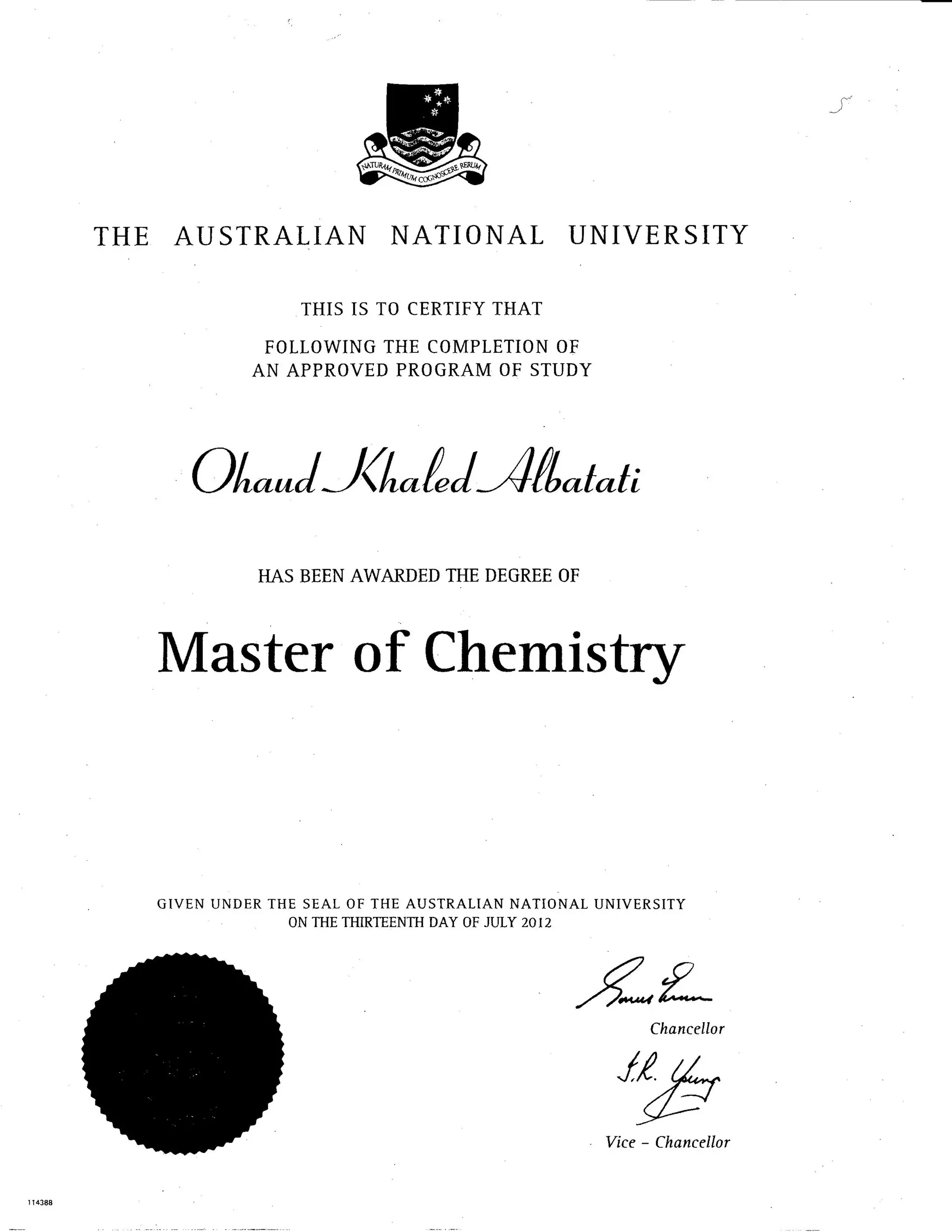Master Certificate (1) | PDF