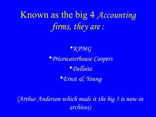 26 facts about_big_4 | PPT