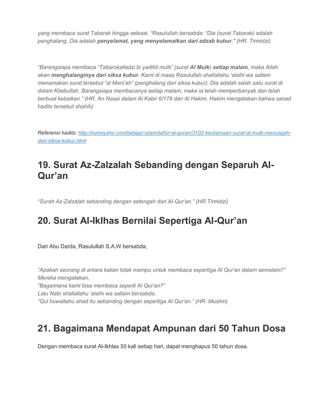 26 fazilat dzikir | PDF