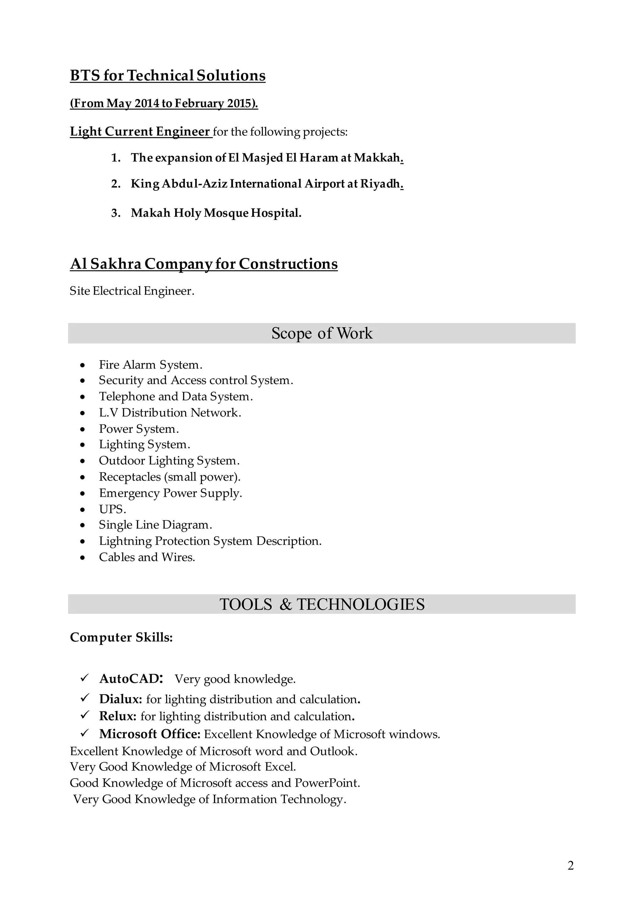 Ahmed Adel Electrical Engineer | PDF