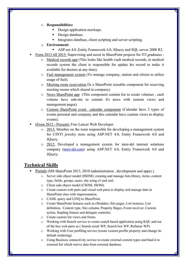 Mohamed Hassan CV | PDF