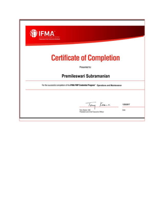 IFMA Certs | DOCX