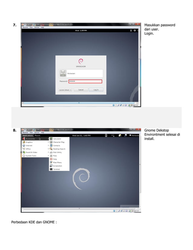Installasi DE GNOME | PDF