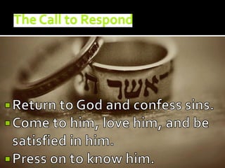 Chap. 26 - God Loves the Unfaithful Unfailingly | PPT