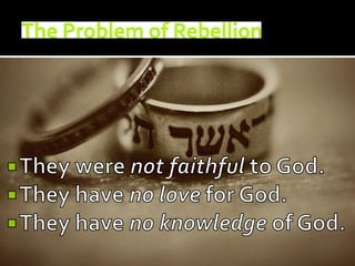 Chap. 26 - God Loves the Unfaithful Unfailingly | PPT