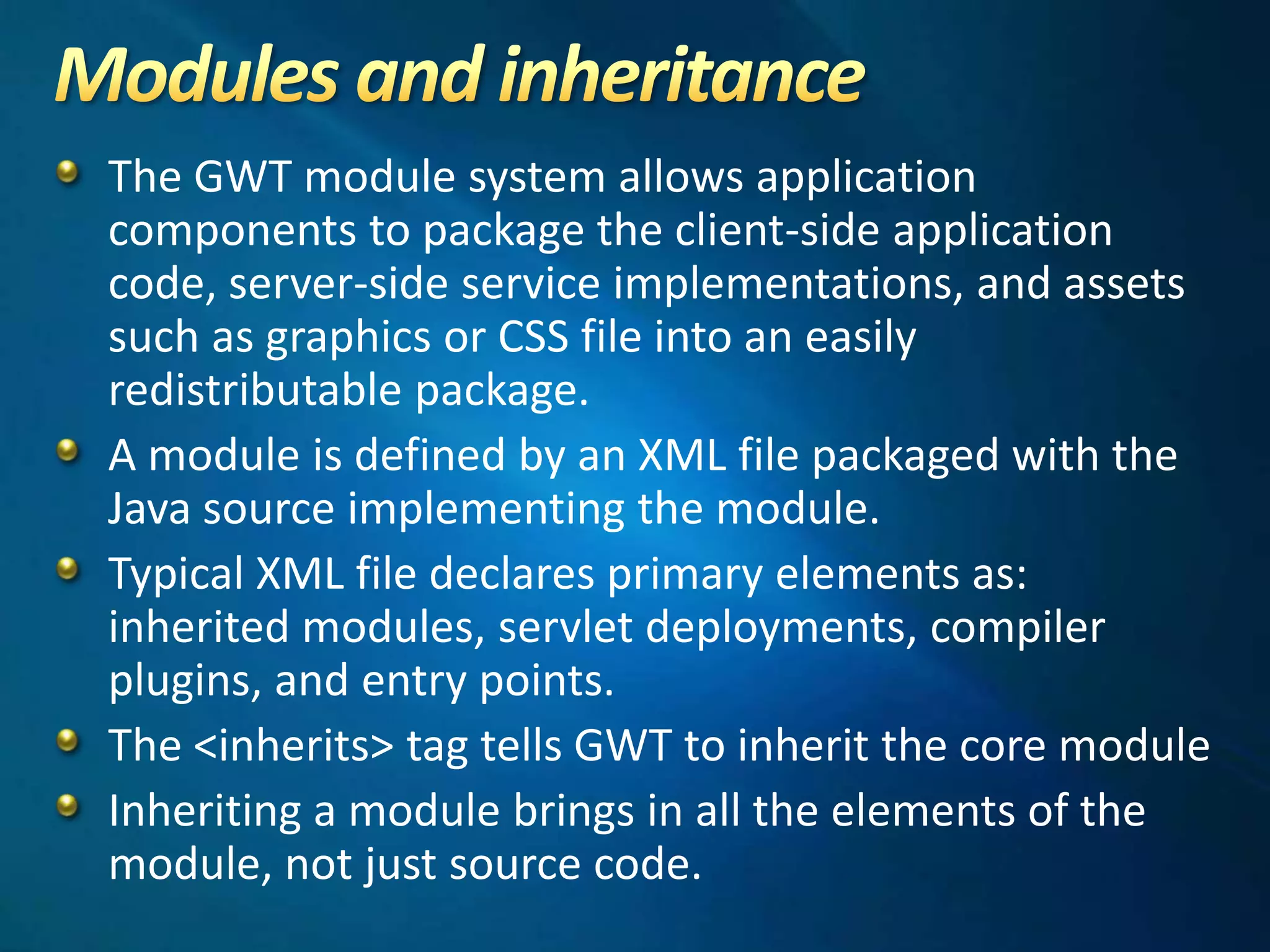 GWT Basics | PPTX