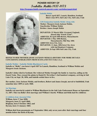 Isabelle Meikle | PDF | Birth | Personal Celebrations & Life Events