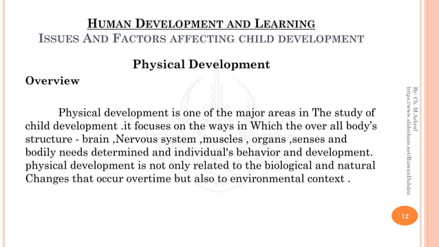 Issues and factors affecting child development | PDF