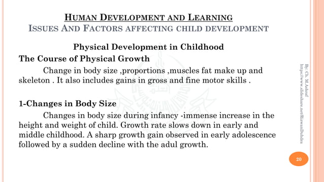Issues and factors affecting child development | PDF