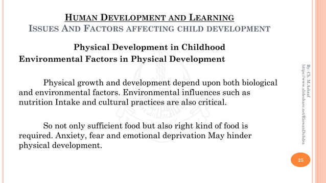Issues and factors affecting child development | PDF