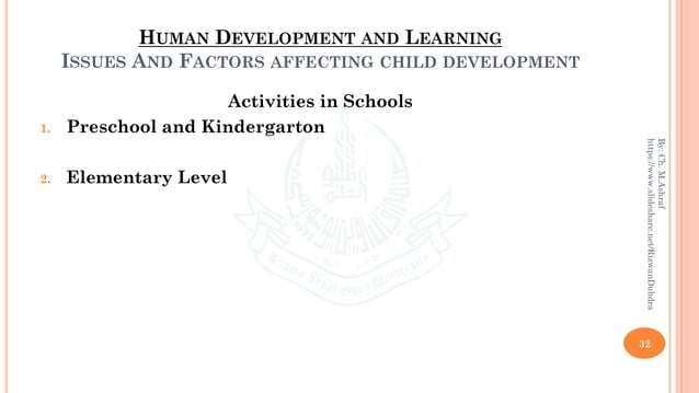 Issues and factors affecting child development | PDF