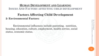 Issues and factors affecting child development | PDF