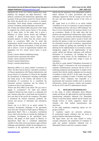 key factors affecting on the e readiness assessment for small and medium | PDF | Internet ...