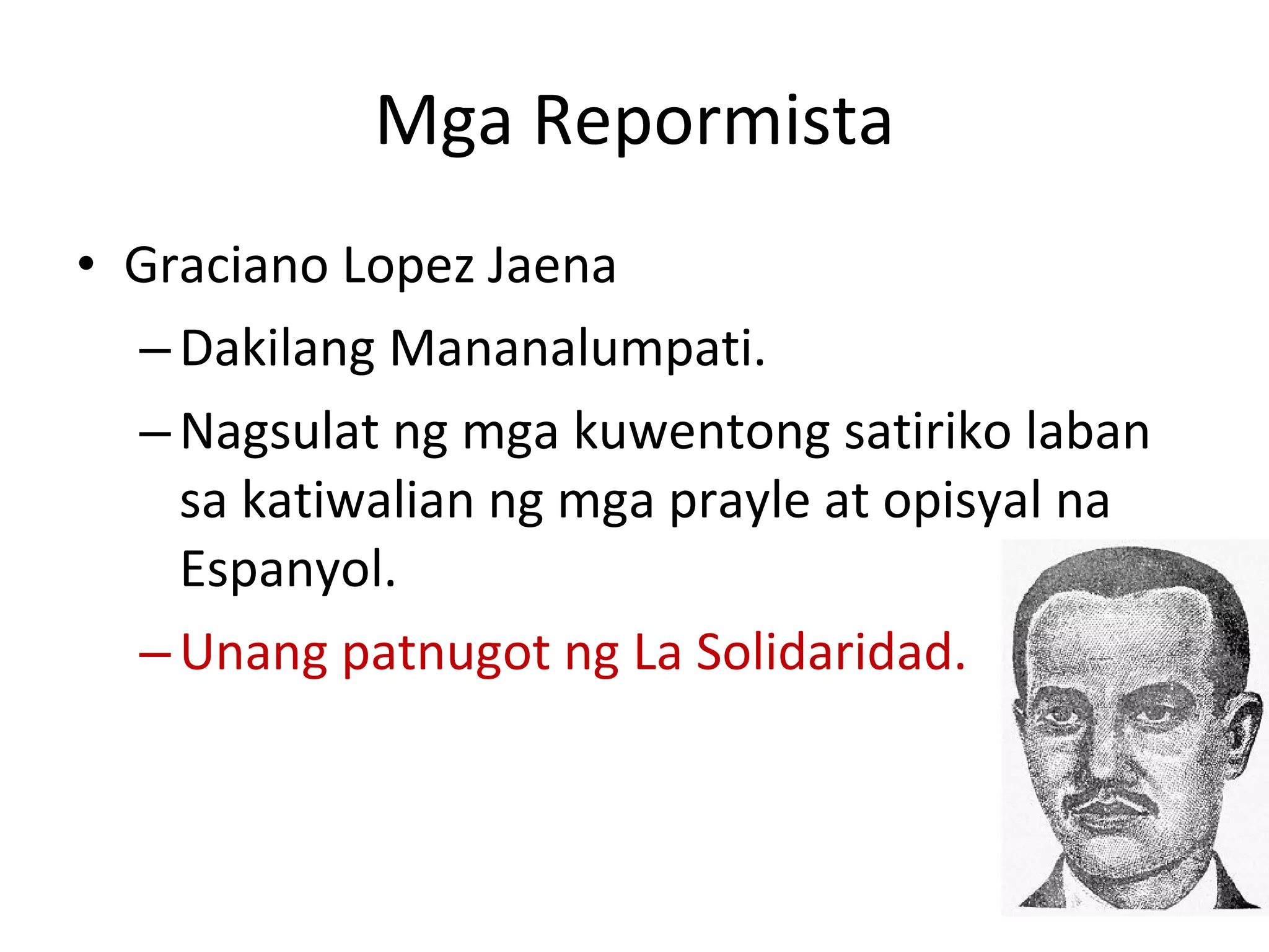 Kilusang Repormista | PPT