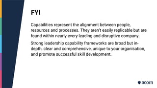 Leadership Capability Frameworks: Why You Need One | PDF