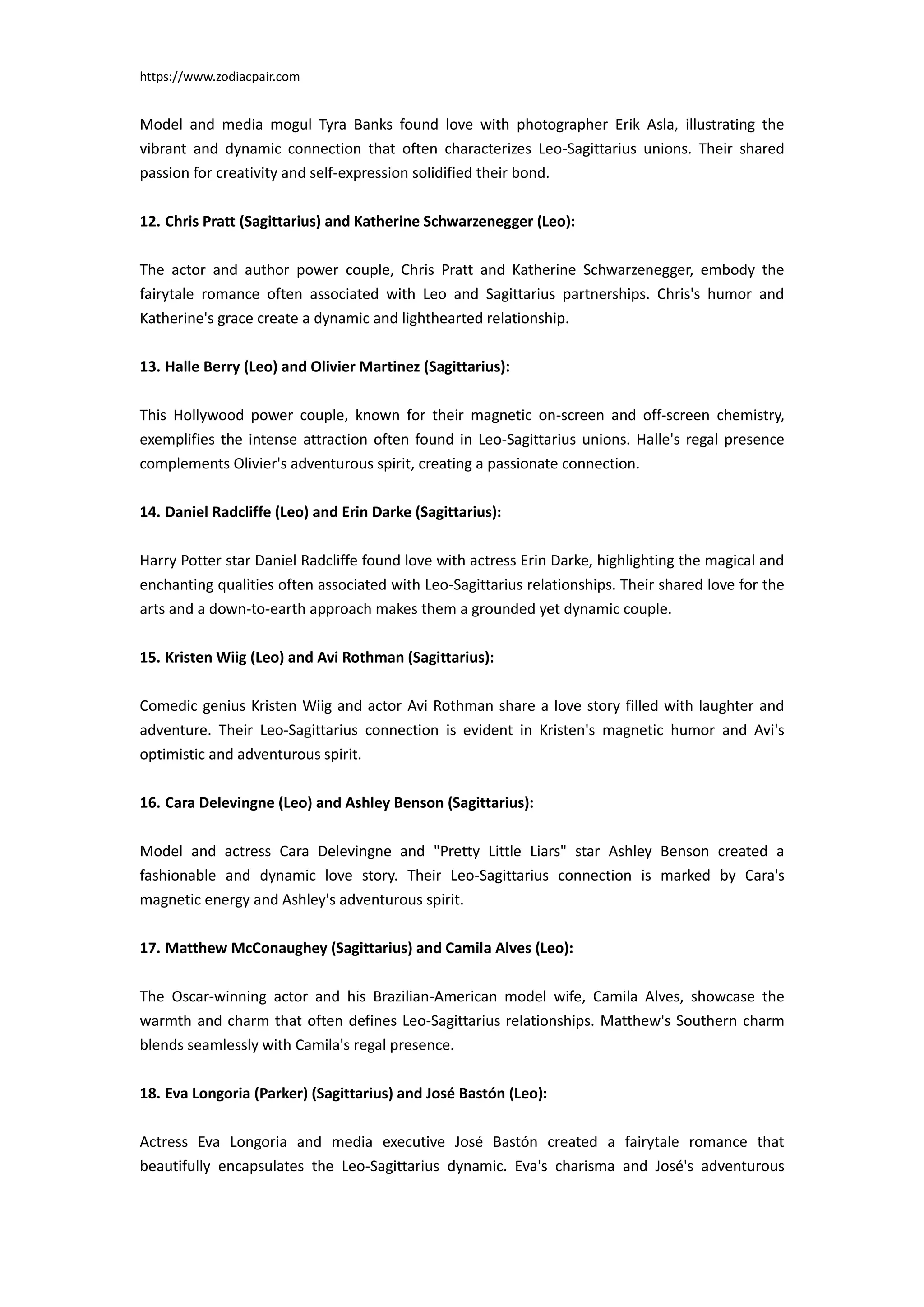 26 Leo and Sagittarius Celebrity Couples You Must Not Know.docx