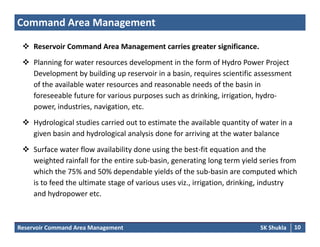 26 nov16 reservoir_command_area_management | PPT
